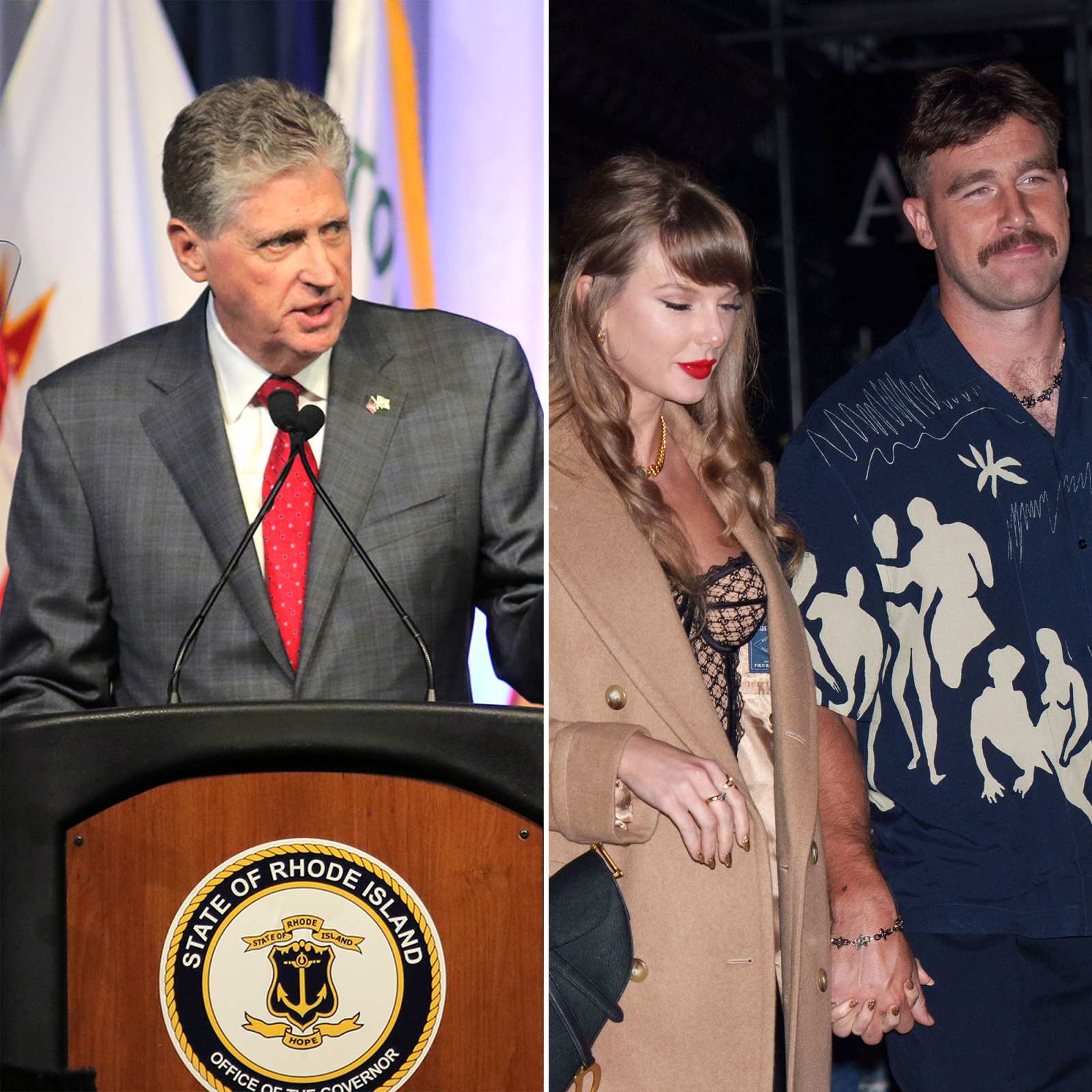 RI Governor Wants Ocean State Wedding for Taylor Swift and Travis Kelce ...