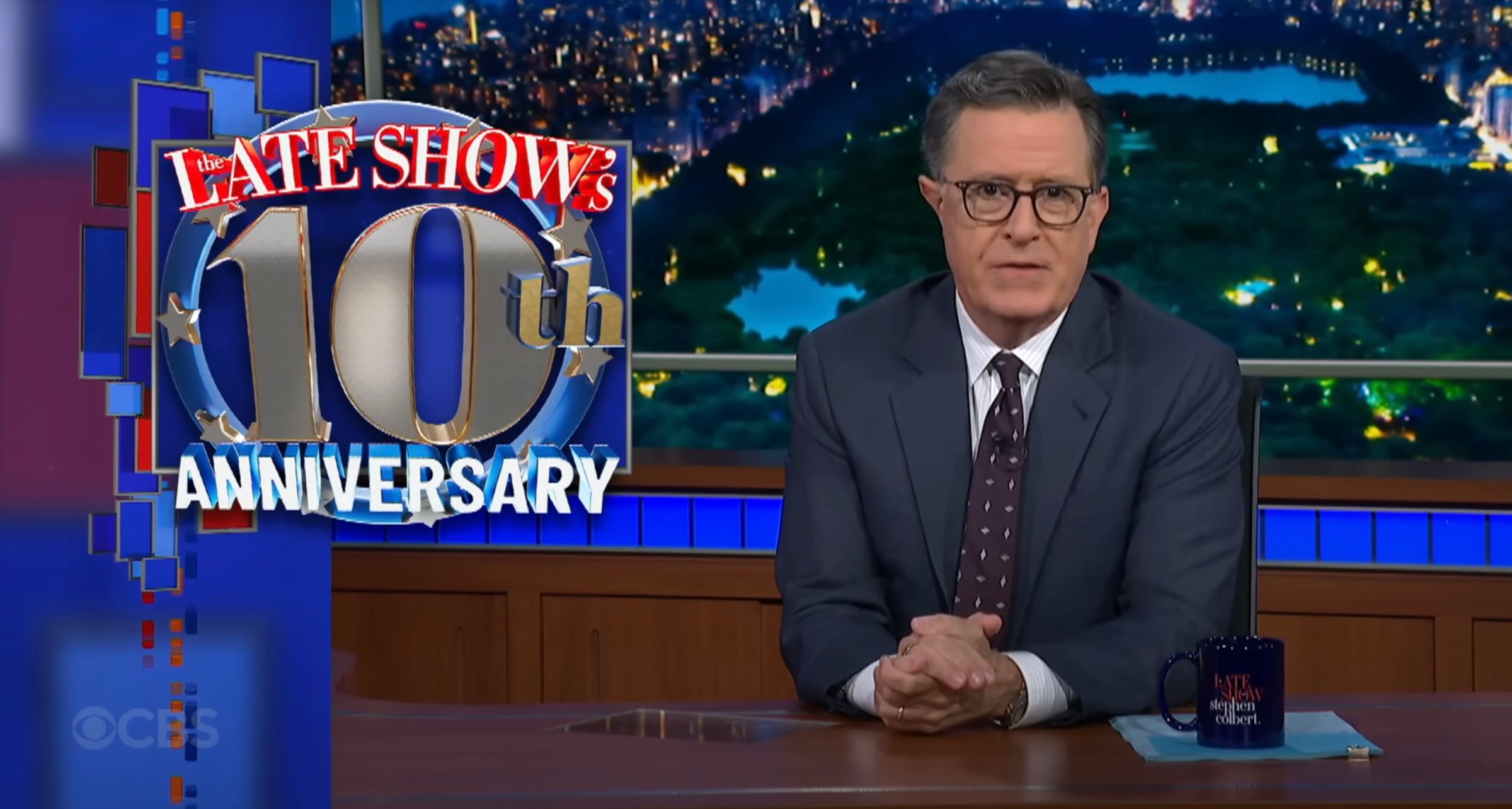 Stephen Colbert Marks 10th Anniversary of The Late Show Amid ...