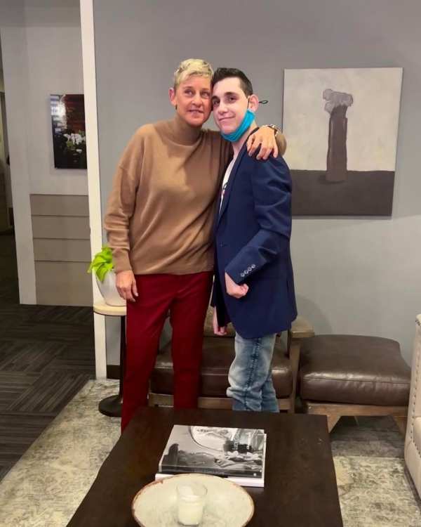 Ellen DeGeneres Honors Tayt Andersen After His Death at 19 | Us Weekly