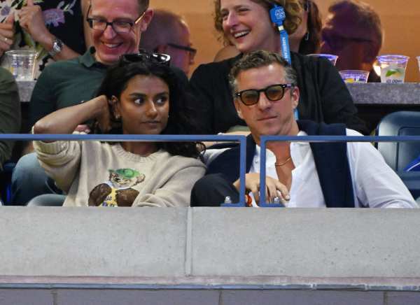 Simone Ashley Kisses Mystery Man at US Open After Joshua Jackson ...