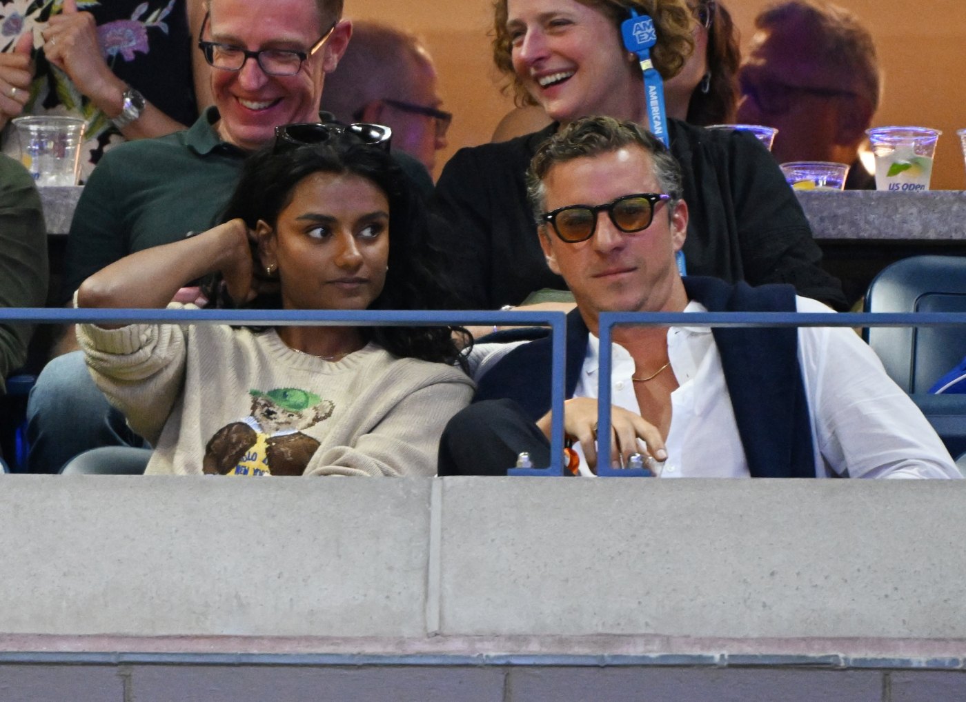 Simone Ashley Kisses Mystery Man at US Open After Joshua Jackson ...