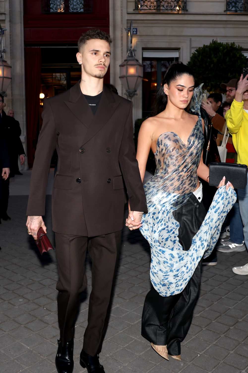 Romeo Beckham and Kim Turnbull Hold Hands After Confirming Reunion | Us ...