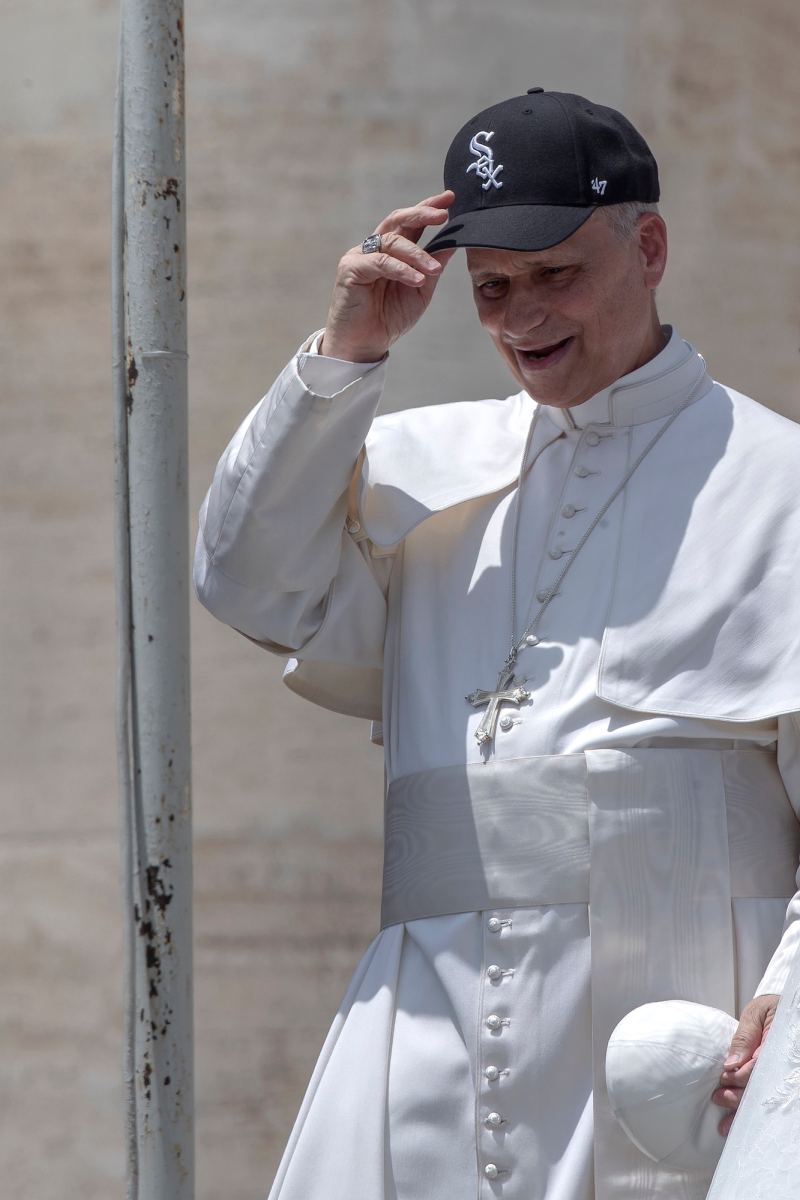 White Sox Fan Pope Leo Claps Back at Cubs Fan Over Rivalry | Us Weekly