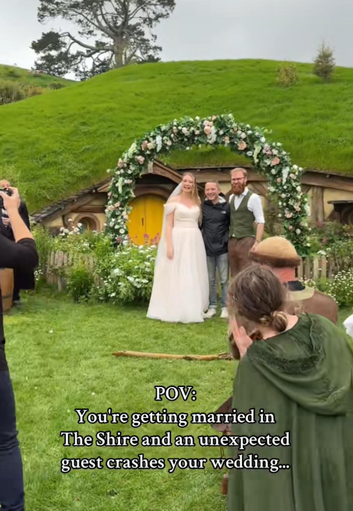 Elijah Wood Crashes Couple’s Lord of the Rings-Themed Wedding | Us Weekly