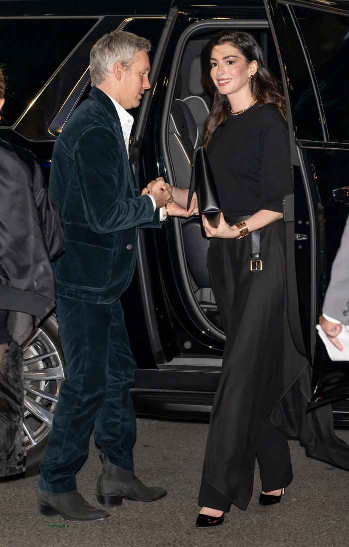 Anne Hathaway Has Rare Date Night With Husband Adam Shulman | Us Weekly