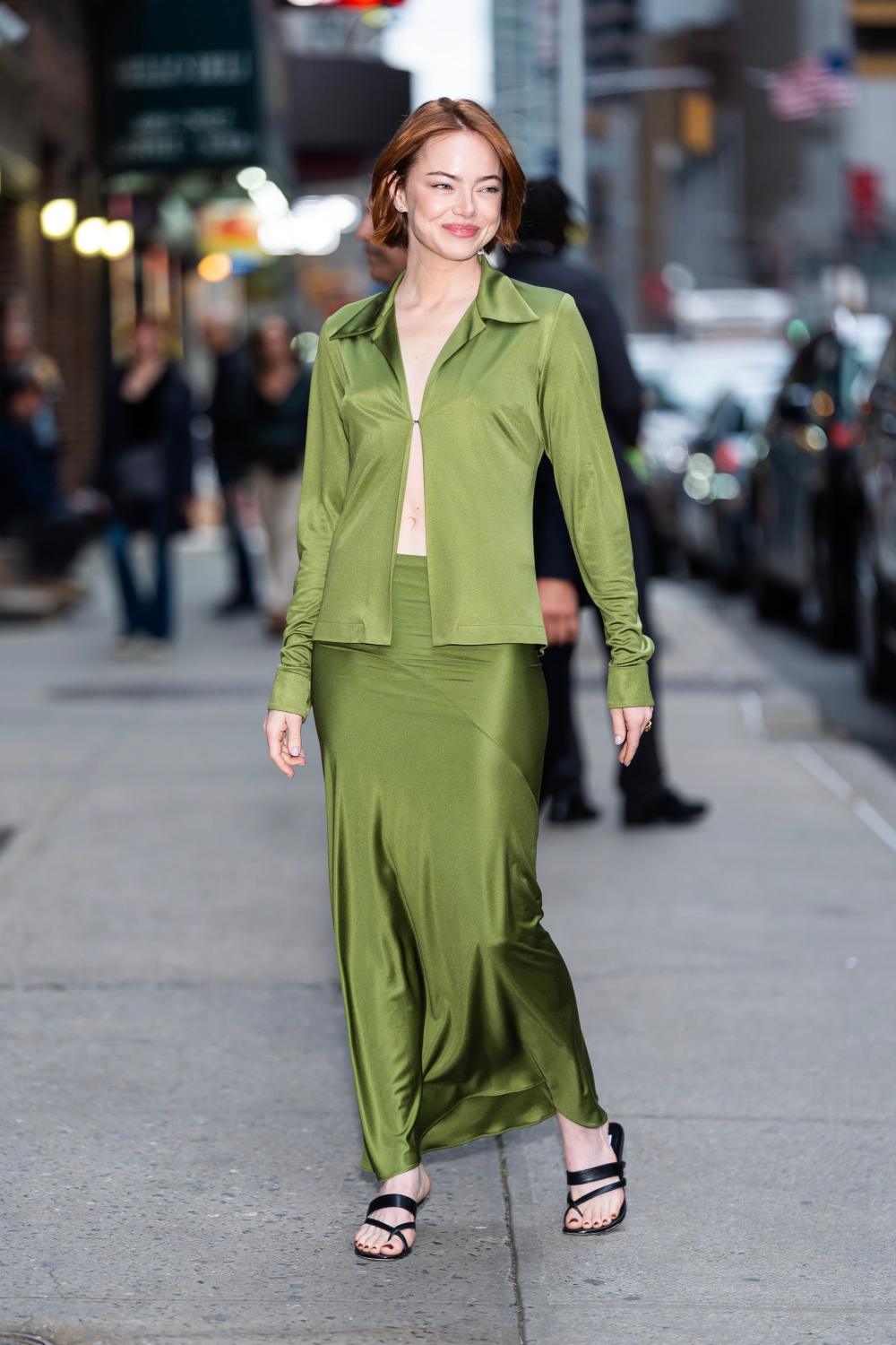 Emma Stone Wears Gwyneth Paltrow's Great Expectations Outfit | Us Weekly