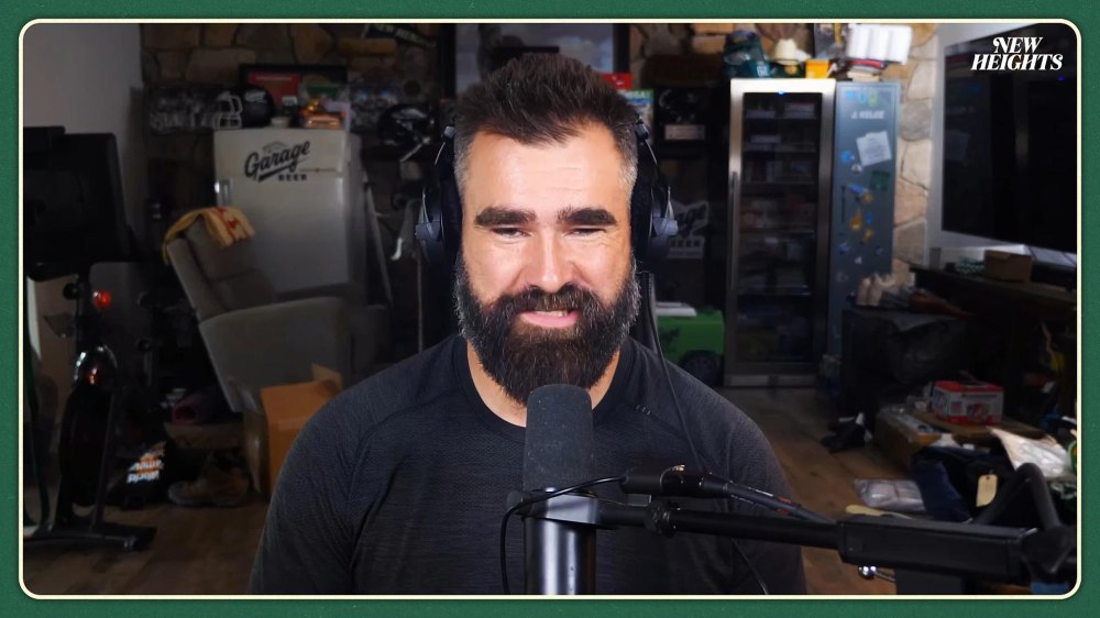 Jason Kelce Reacts to Taylor Swift Easter Eggs from New Heights Episode ...
