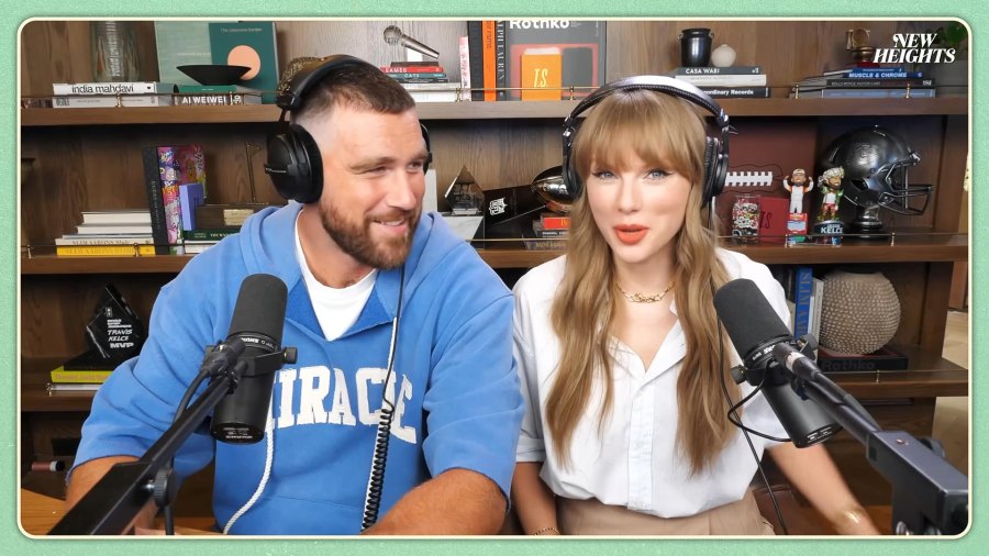 Jason Kelce Reacts to Taylor Swift Easter Eggs from New Heights Episode ...