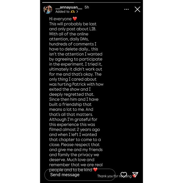 Love Is Blind’s Anna ‘Deeply Regretted’ Hurting Patrick With Breakup ...