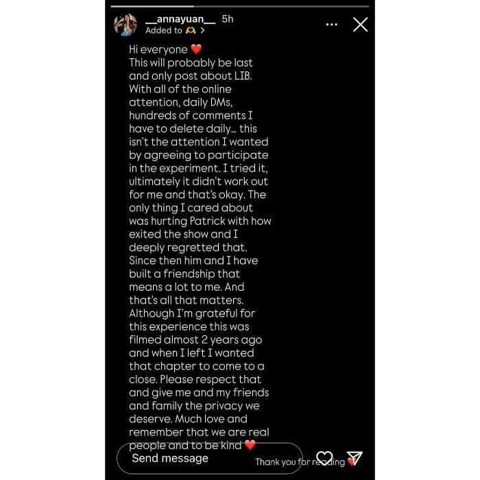 Love Is Blind’s Anna ‘Deeply Regretted’ Hurting Patrick With Breakup ...