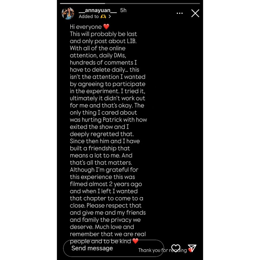 Love Is Blind’s Anna ‘Deeply Regretted’ Hurting Patrick With Breakup ...