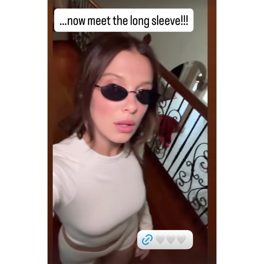 Millie Bobby Brown Shows Off Toned Curves in Brand’s Baby Tee and ...