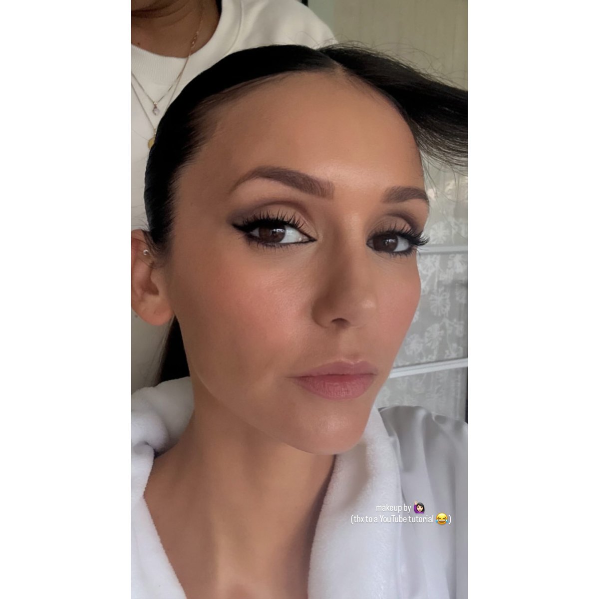 Nina Dobrev Does Her Own Makeup Using YouTube Tutorial | Us Weekly