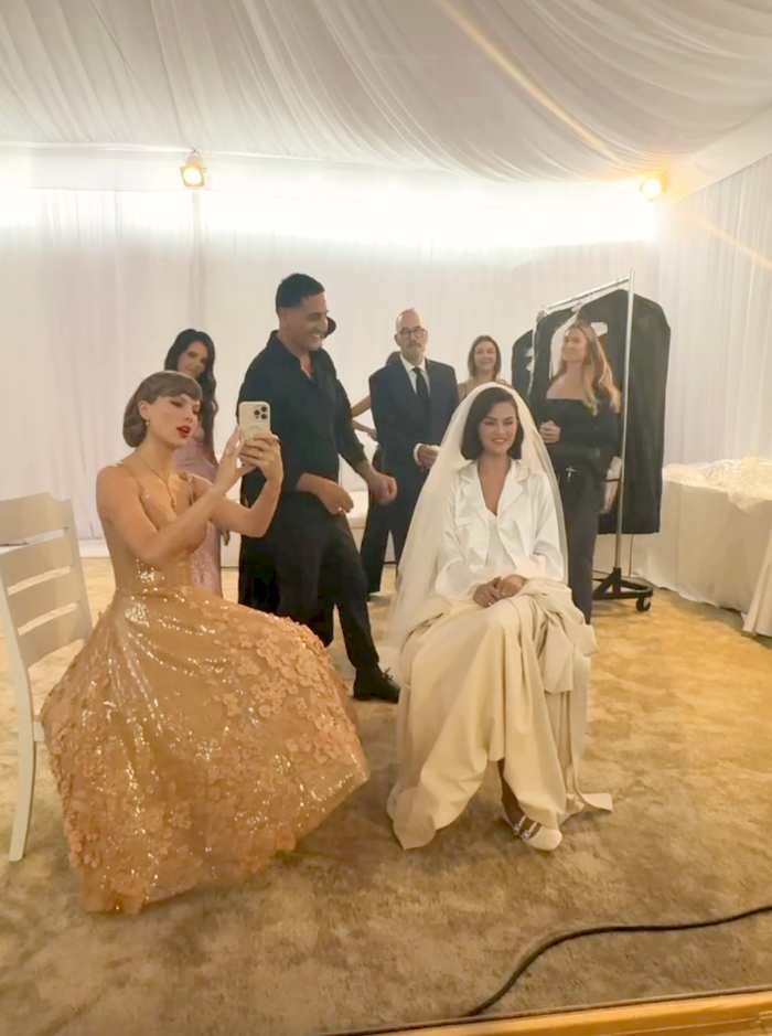 Taylor Swift's Gown and Glam From Selena Gomez's Wedding Revealed | Us ...