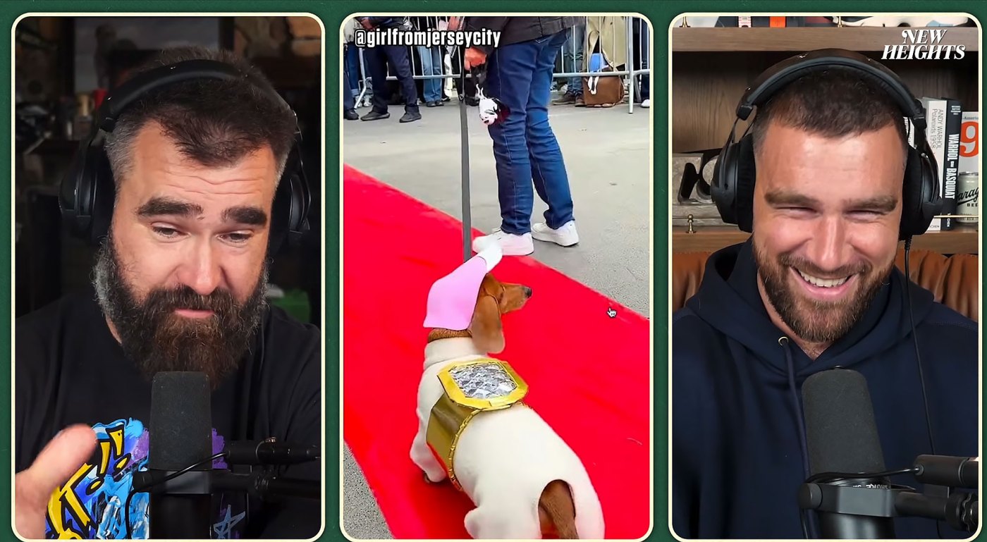 Travis Kelce Reacts to Dog Dressed as Taylor Swift’s Ring for Halloween ...