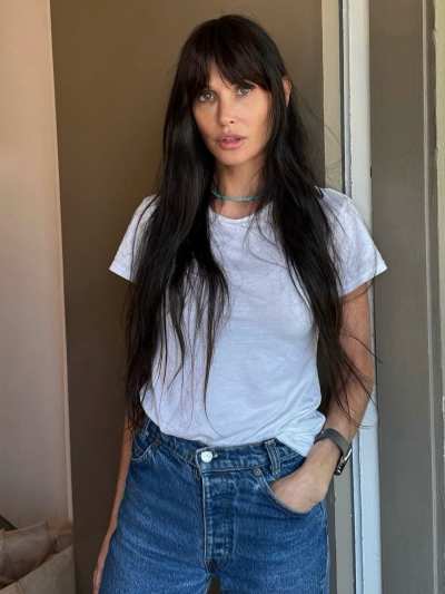 Demi Moore Debuts Bangs for the 1st Time Since 'Striptease Days' | Us ...