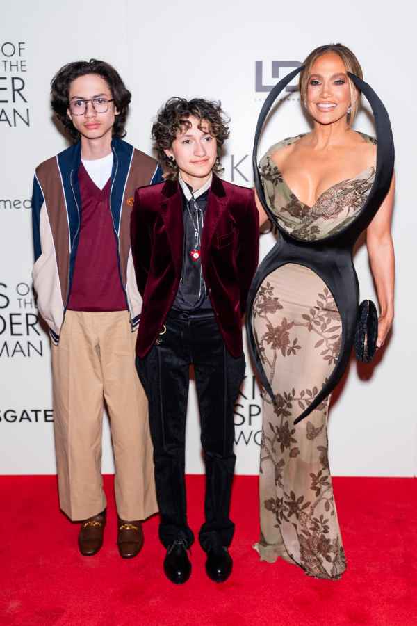 Jennifer Lopez Brings Twins Max and Emme to NYC Premiere | Us Weekly