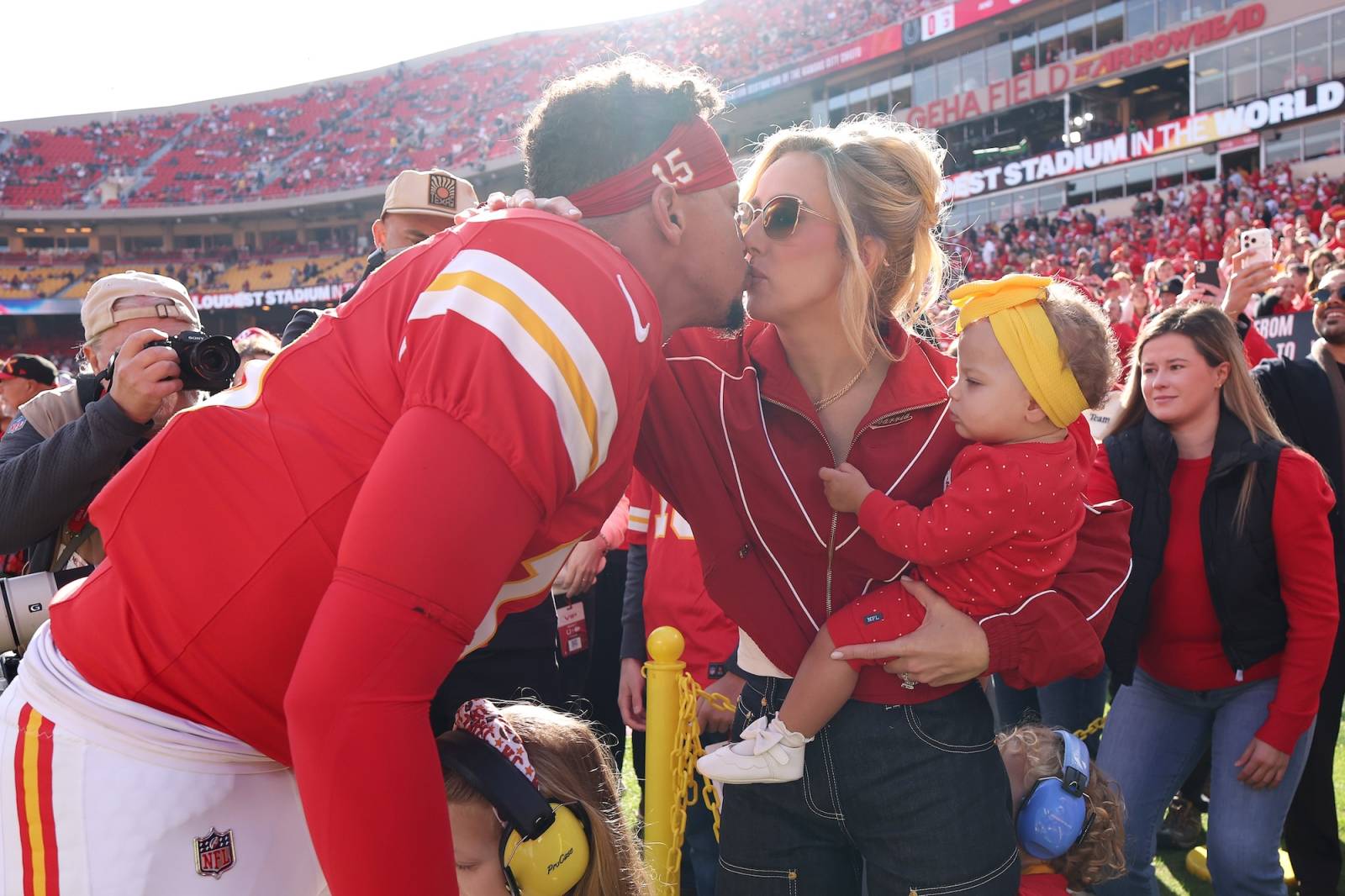 Brittany Mahomes Rocks an Elaborate Updo at Chiefs-Colts Game | Us Weekly
