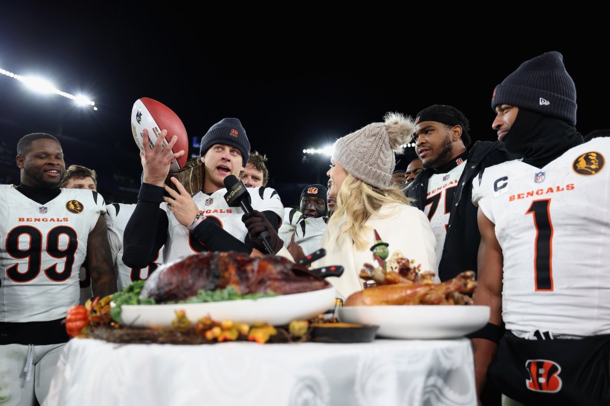 Joseph Ossai Choked on a Turkey Leg After the Bengals Beat the Ravens ...