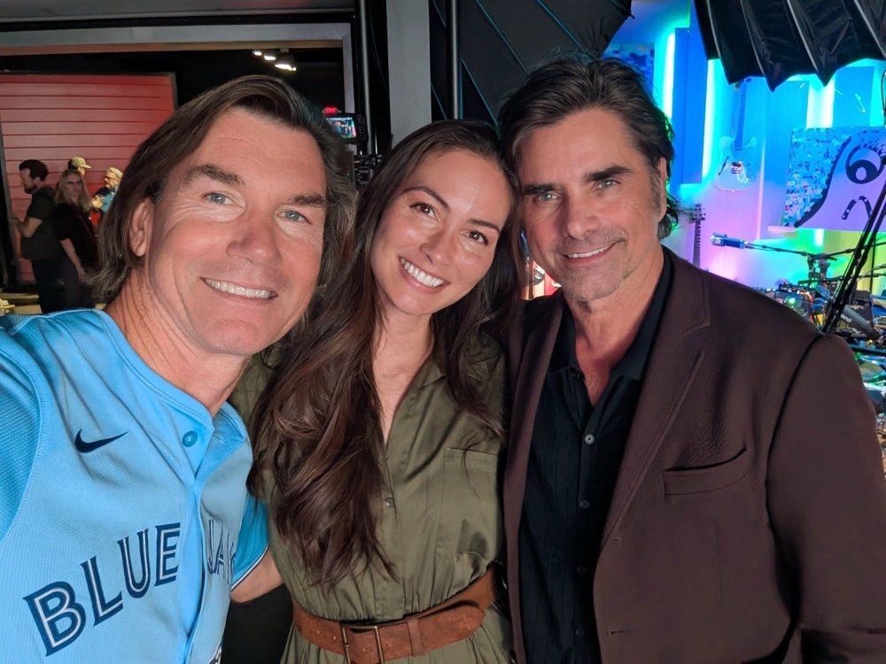 Jerry O'Connell Poses With Wife Rebecca Romijn's Ex John Stamos | Us Weekly
