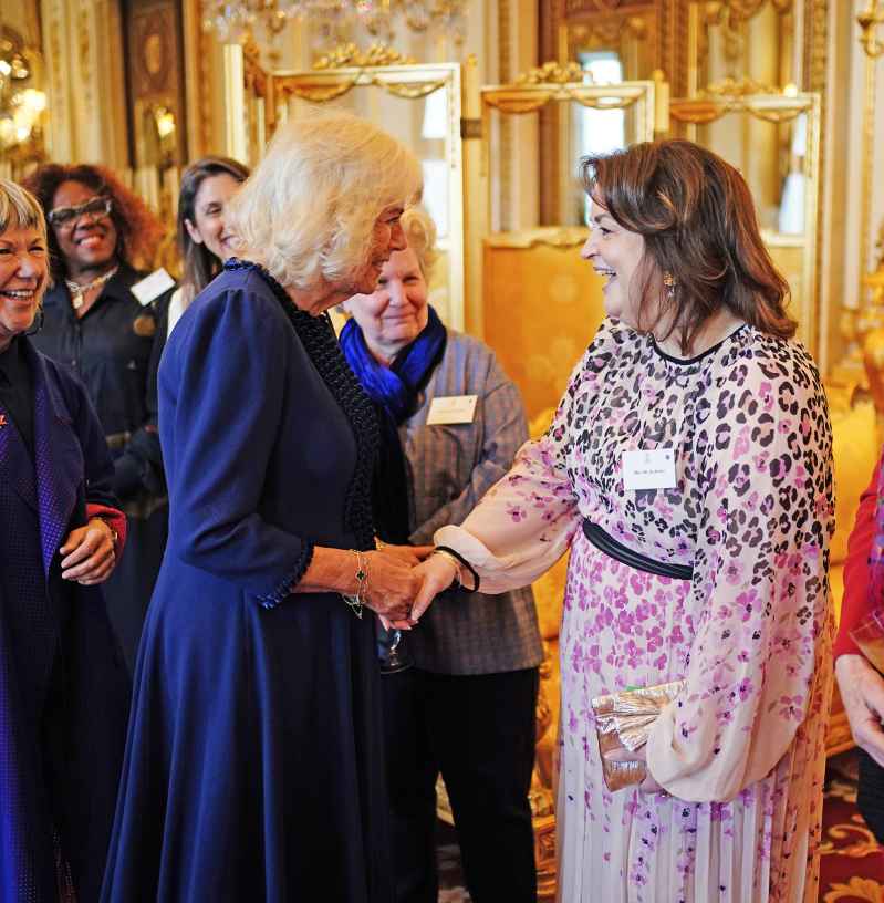 Queen Camilla Asks Actress Ruth Jones if She's Lost 'Masses of Weight ...