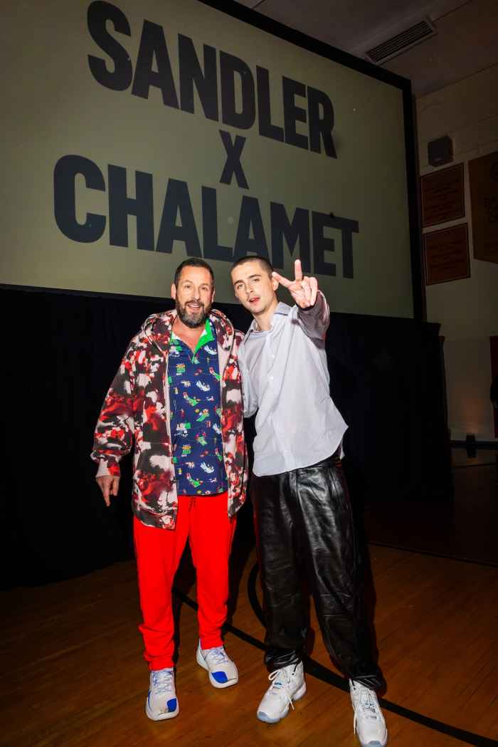 Adam Sandler, Timothee Chalamet Team Up for Basketball Game | Us Weekly