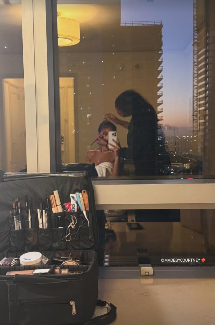 Lori Harvey Shares an Intimate Pic While Getting Ready in a Towel | Us ...
