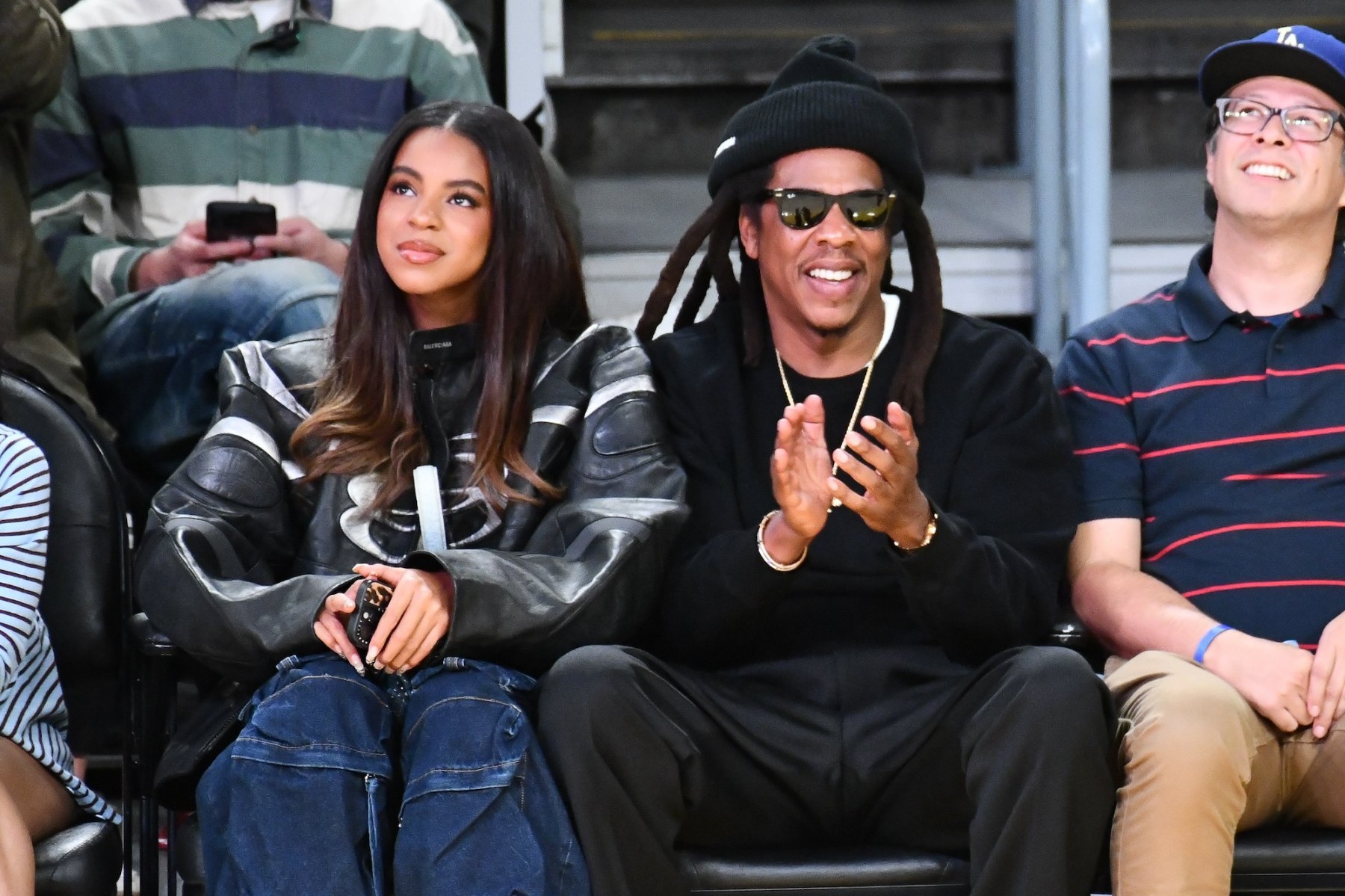 Blue Ivy Gets Glammed Up for a Los Angeles Lakers Game With Jay-Z | Us ...