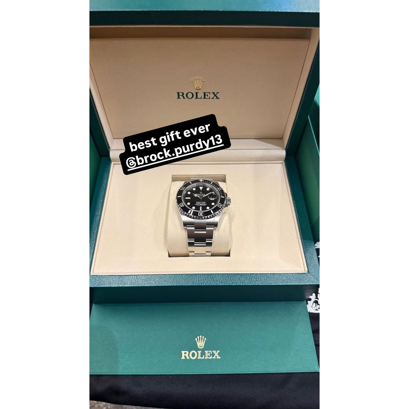 Brock Purdy Gifts San Francisco 49ers Teammates $10K Custom Rolex ...