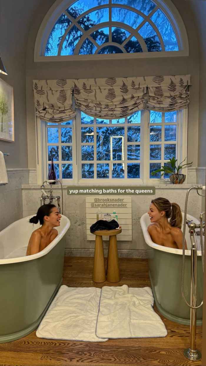 Brooks Nader and Sarah Jane Nader Soak in 'Matching Baths for the ...