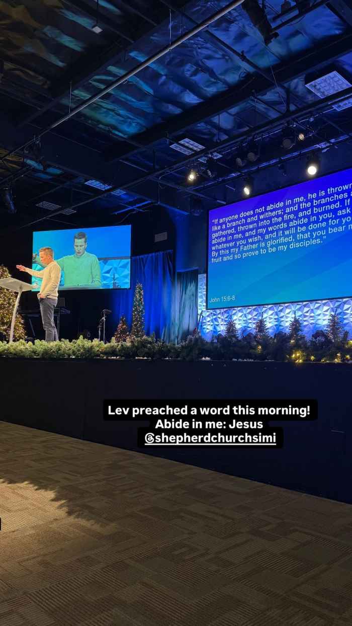 Candace Cameron Bure's Son Lev Preaches a Church Sermon | Us Weekly