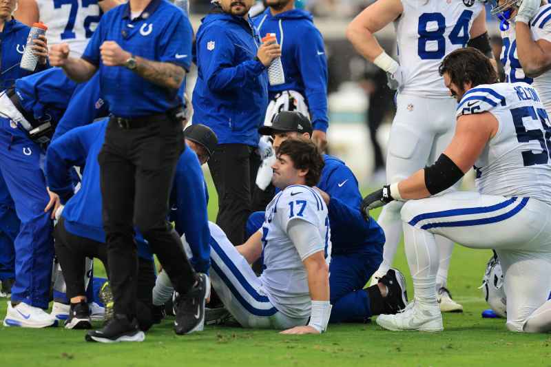 Indianapolis Colts Quarterback Daniel Jones Ruled Out With Achilles ...