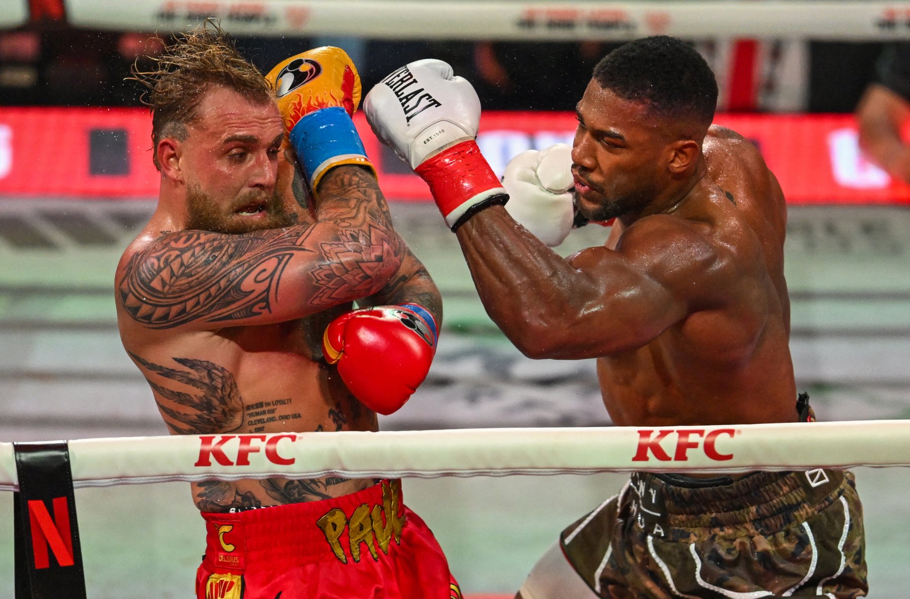 Jake Paul Knocked Out by Anthony Joshua in Netflix Boxing Clash | Us Weekly