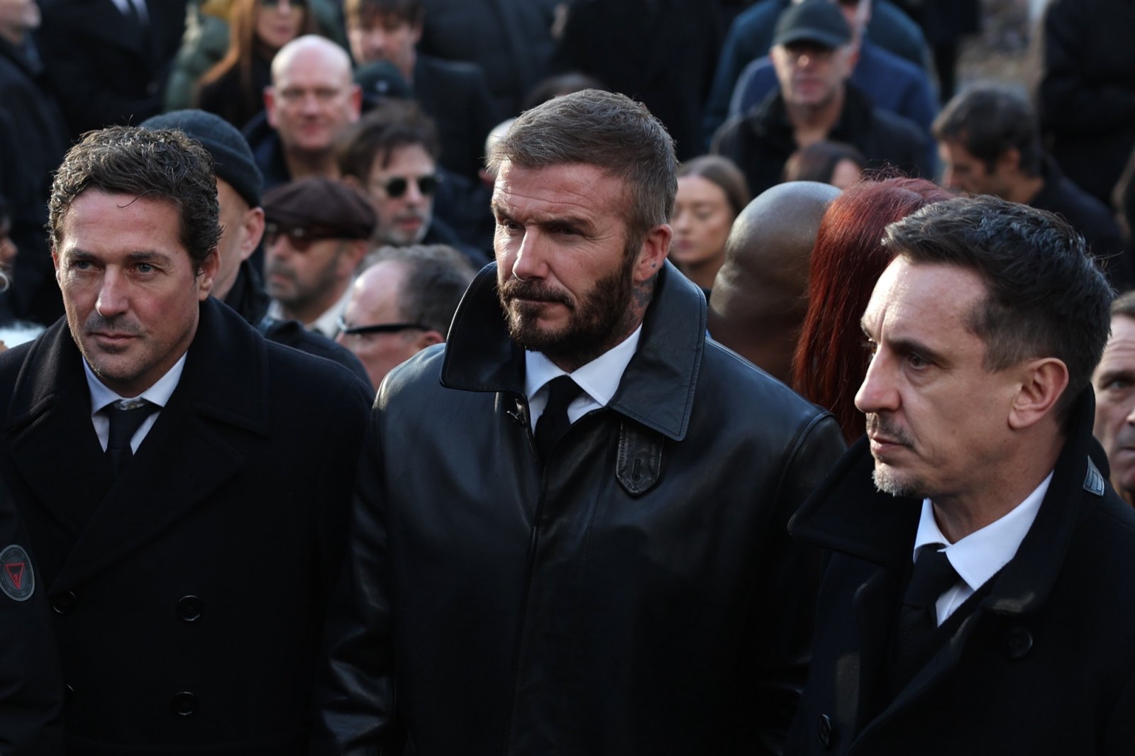 David Beckham Attends Mani Funeral Amid Beckham Family Drama | Us Weekly