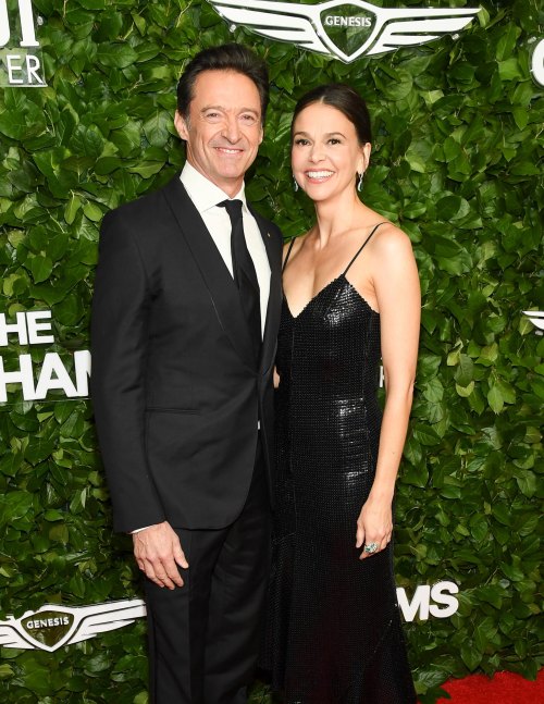 Hugh Jackman and Sutton Foster Walk Gotham Awards 2025 Red Carpet | Us ...