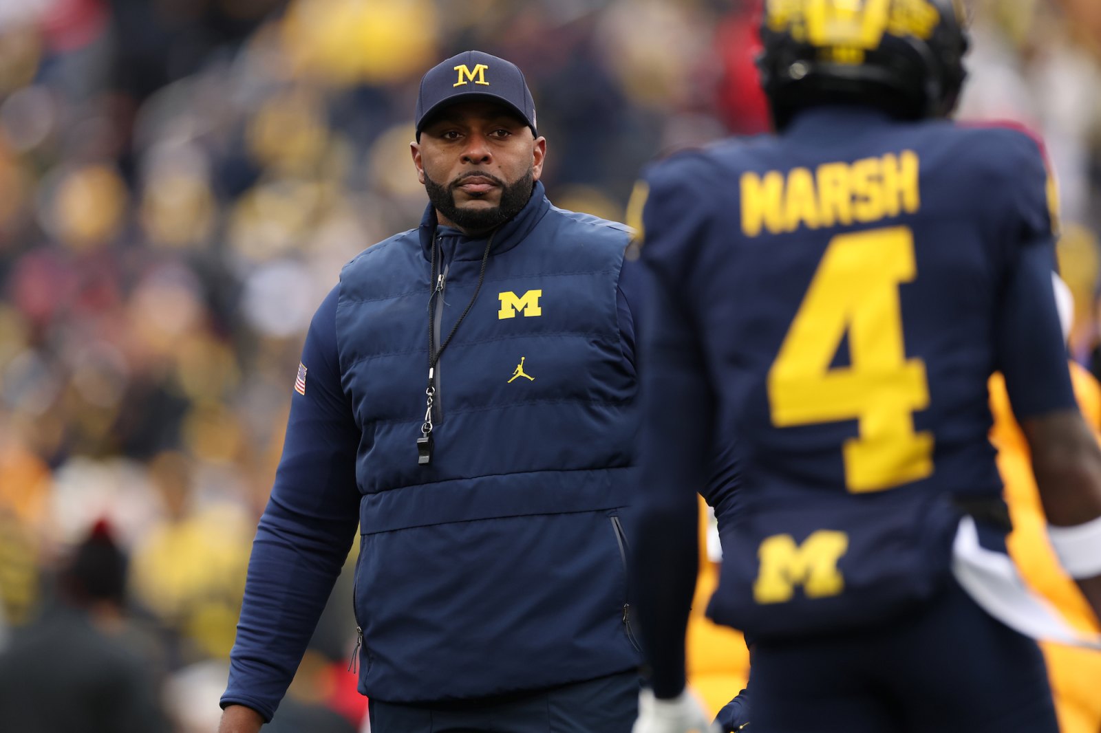 Former Michigan Coach Sherrone Moore Spotted with Wife After His Arrest ...