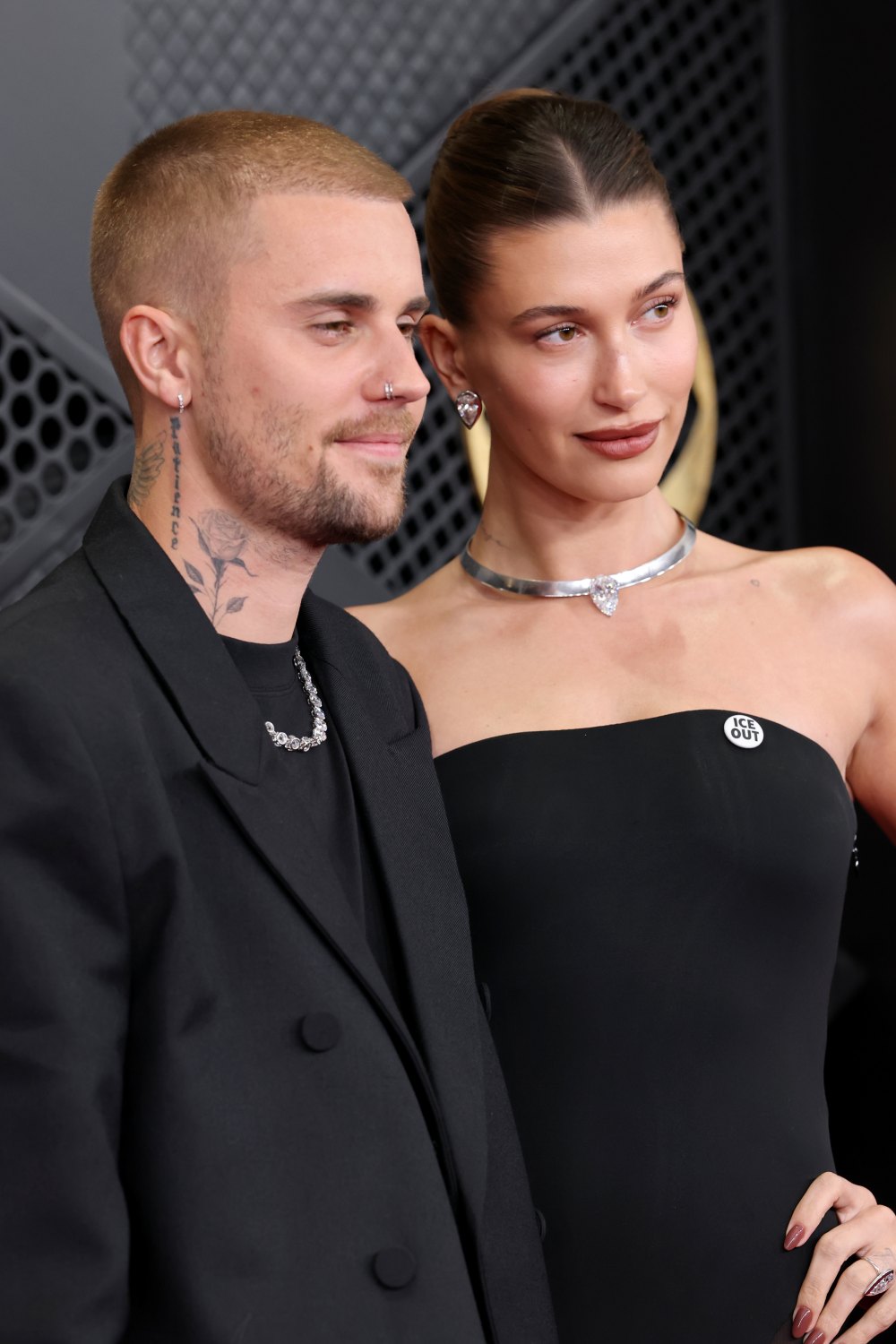 Justin Bieber Cracks a Smile With Wife Hailey at the 2026 Grammys | Us ...