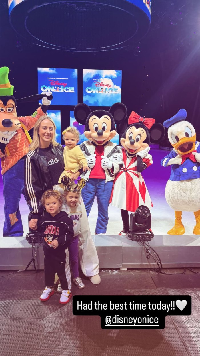 Patrick and Brittany Mahomes Pose With 3 Kids at 'Disney on Ice' Show ...