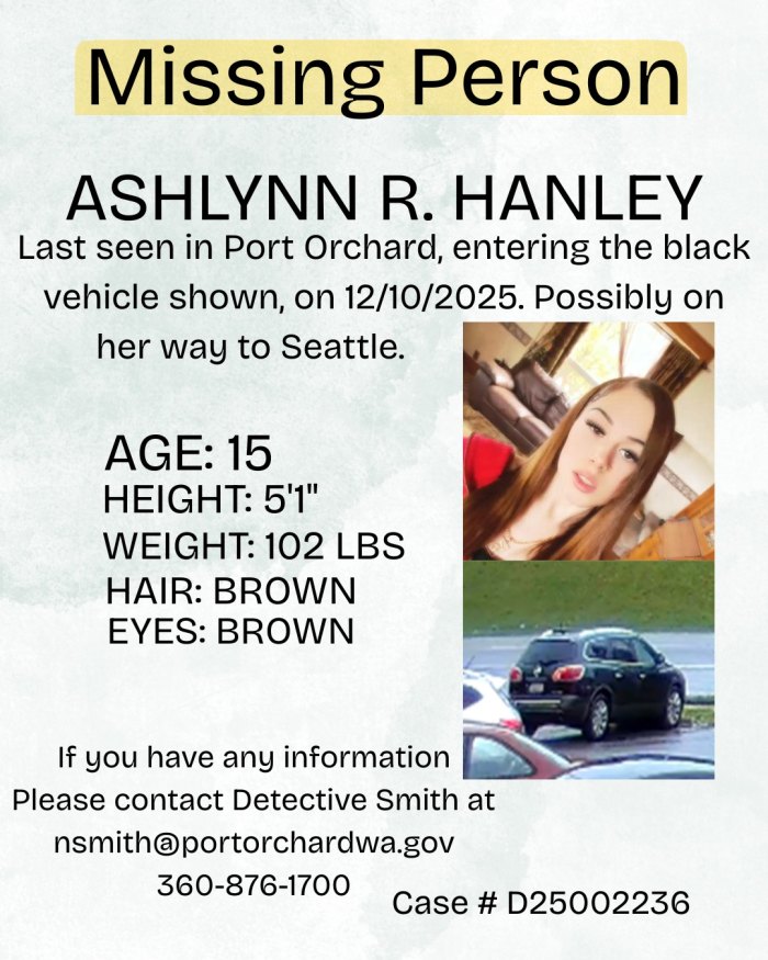 Missing Teen Was Last Seen Getting in a Man's Car, Says Washington ...