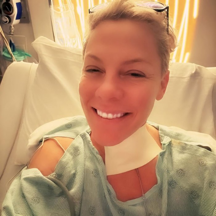 Pink Shares Health Update After Spending New Year's Eve in Hospital ...