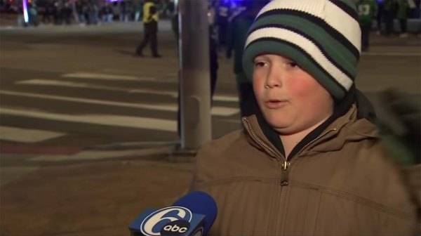 Young Eagles Fan Gives Viral Interview, Wants Coach Working at McDonald ...