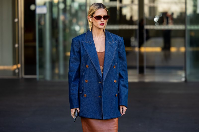 Spring 2026’s Chicest Layer Is a Shape-Defining Denim Blazer | Us Weekly