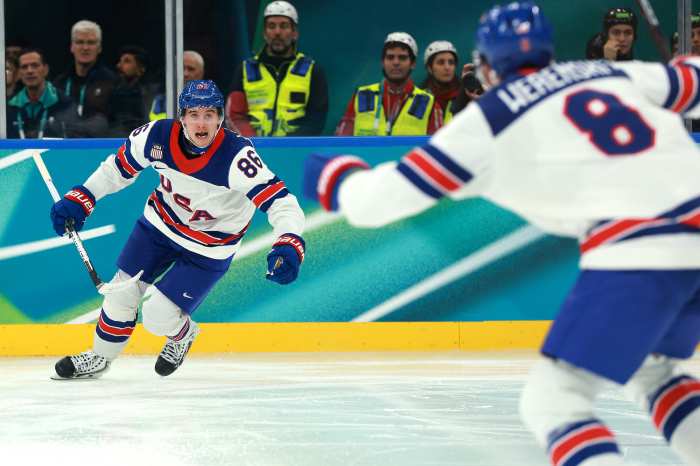 Jack Hughes Preaches Patriotism After Scoring OT Goal With Missing ...