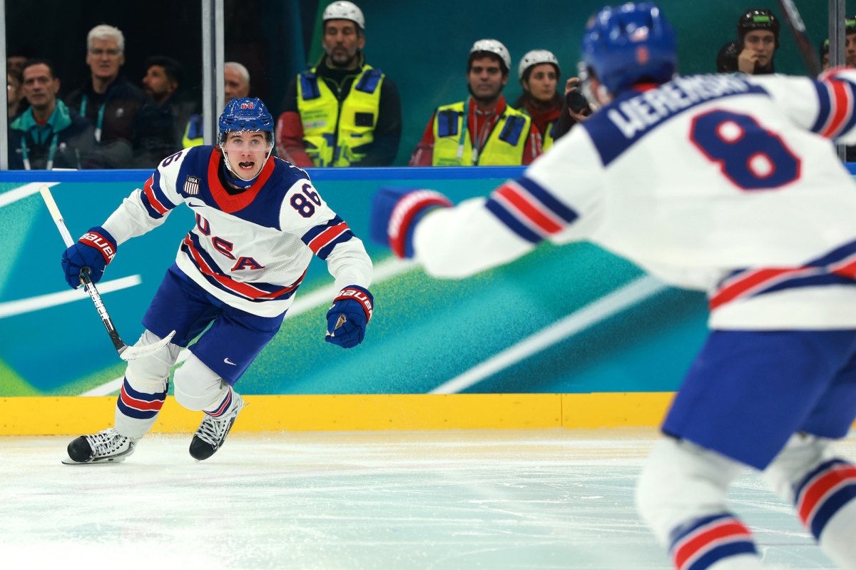 Jack Hughes Preaches Patriotism After Scoring OT Goal With Missing ...