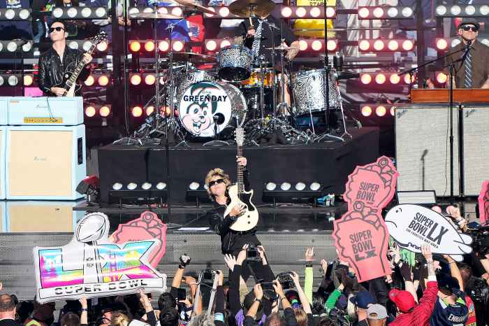 Green Day Avoids Major Political Statement During Super Bowl 60 Set ...