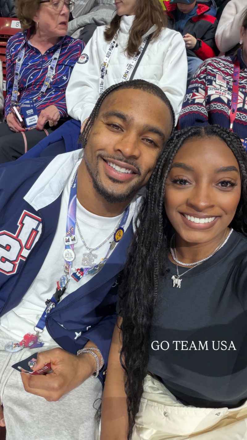 Simone Biles and Jonathan Owens Spotted at 2026 Winter Olympics | Us Weekly