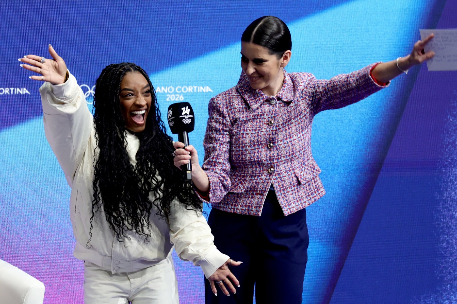 Simone Biles and Jonathan Owens Spotted at 2026 Winter Olympics | Us Weekly
