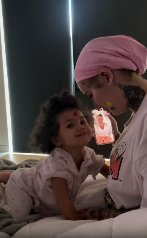 Rapper Bhad Bhabie Cuddles Daughter After 'Bad News' About Cancer at 22 ...