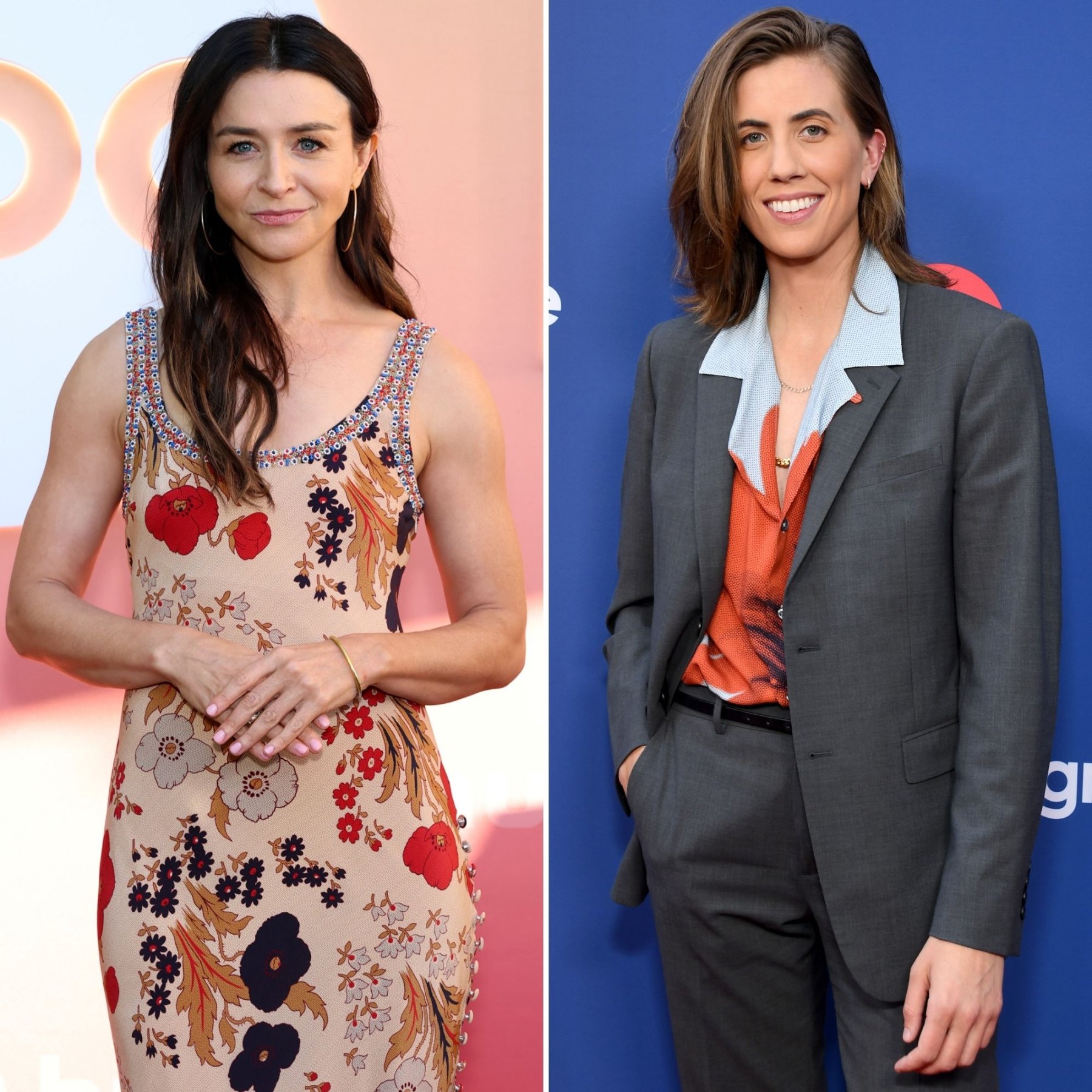 Grey's Stars Caterina Scorsone, E.R. Fightmaster Hold Hands