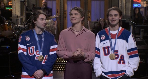 Team USA’s Hilary Knight Mocks Trump Drama in Reunion With Hughes ...